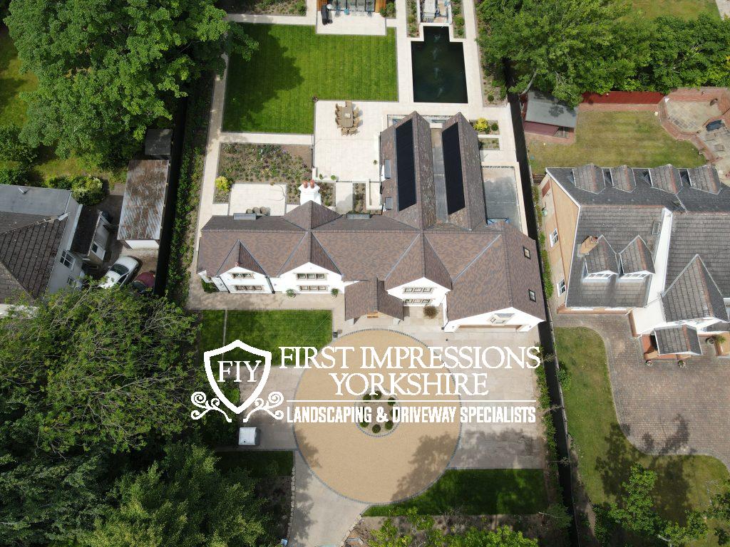 Case Study - Circular Resin Driveway - First Impressions