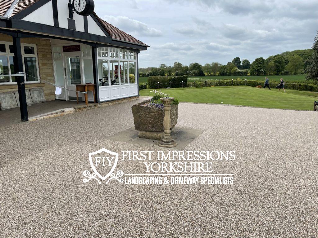 Lindrick Golf Course Resin Work - First Impressions