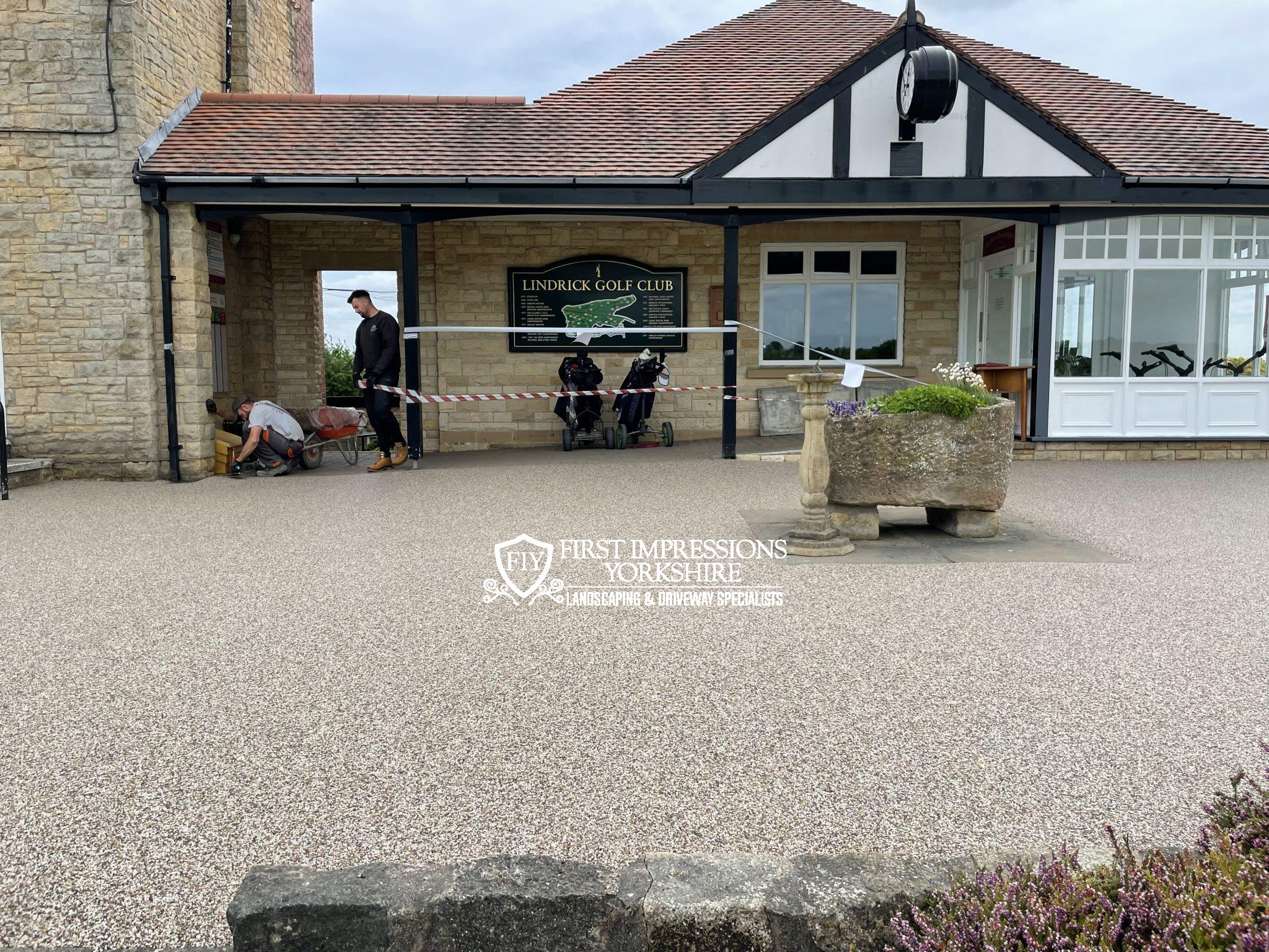 Lindrick Golf Course Resin Work - First Impressions