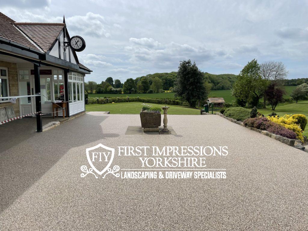 Lindrick Golf Course Resin Work - First Impressions